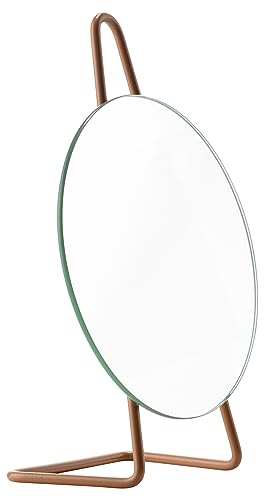 Zone A-Mirror 331826 Mirror, Amber, 8.7 x 4.1 x 12.2 inches (22 x 10.5 x 31 cm), Table Mirror