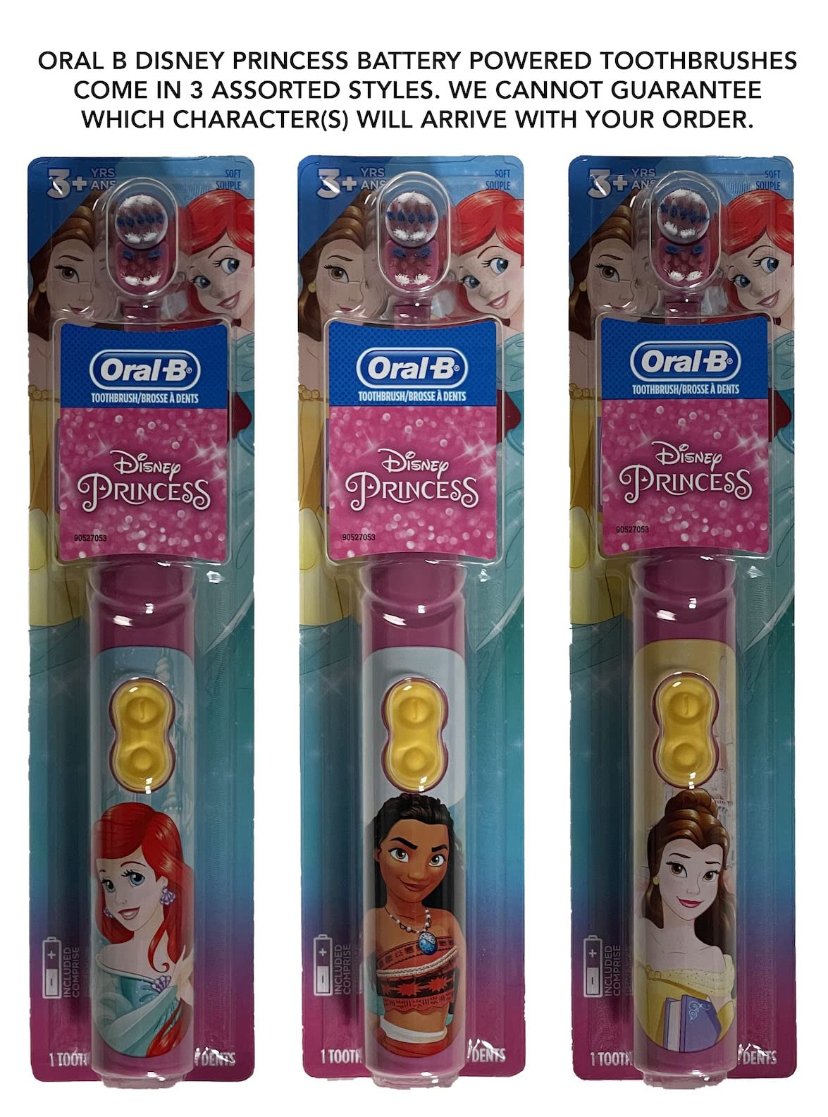 Oral-B Toothbrush Power Disney Princess Soft (2 Pack)
