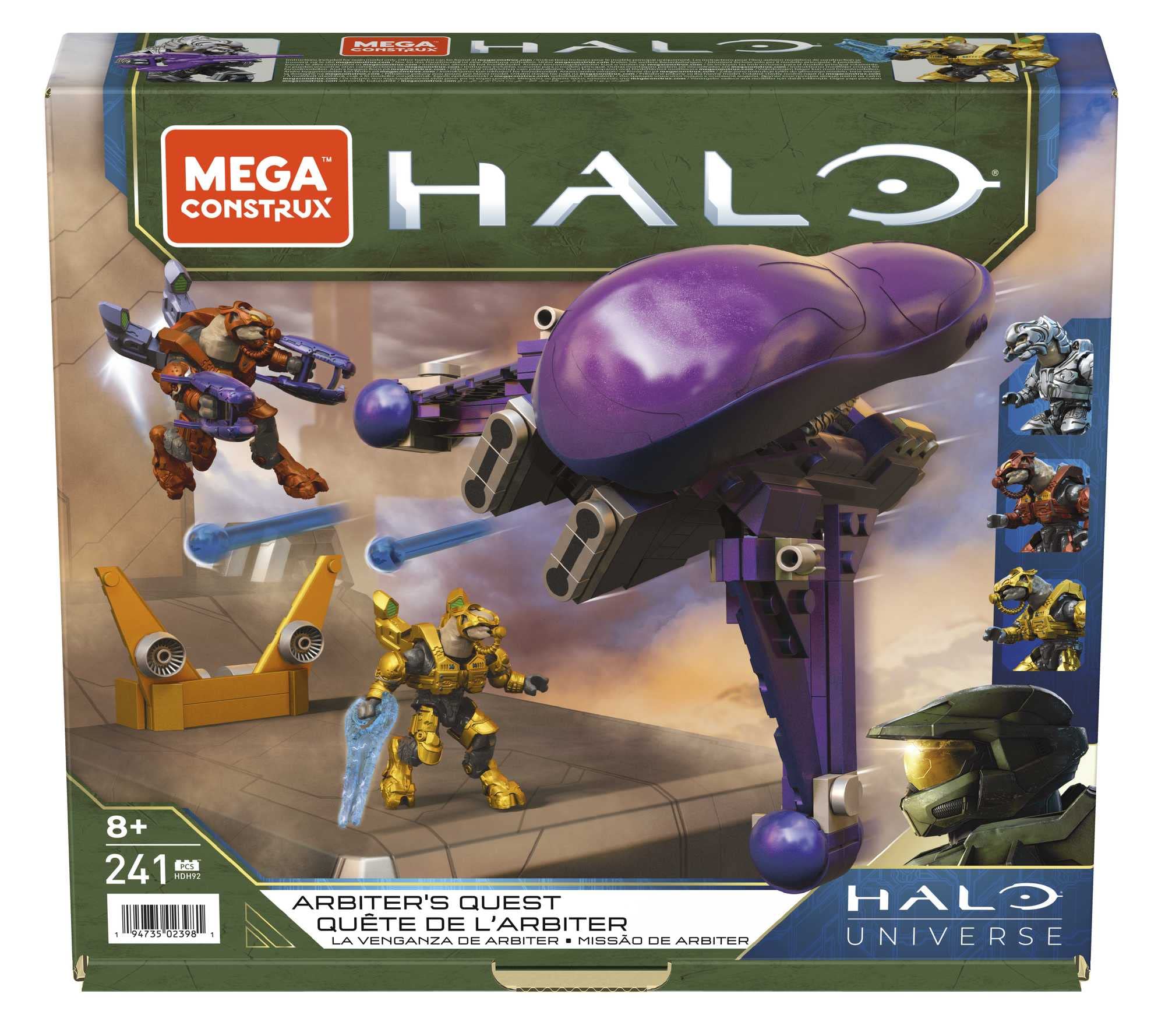 MEGA Mattel Halo Arbiter's Quest Banshee Vehicle Halo Infinite Construction Set,Building Toys for Boys