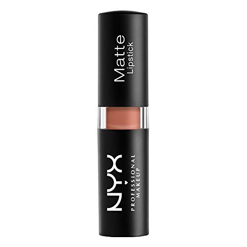 NYX PROFESSIONAL MAKEUP Matte Lipstick, Bare With Me, 0.16 Ounce (MLS38)