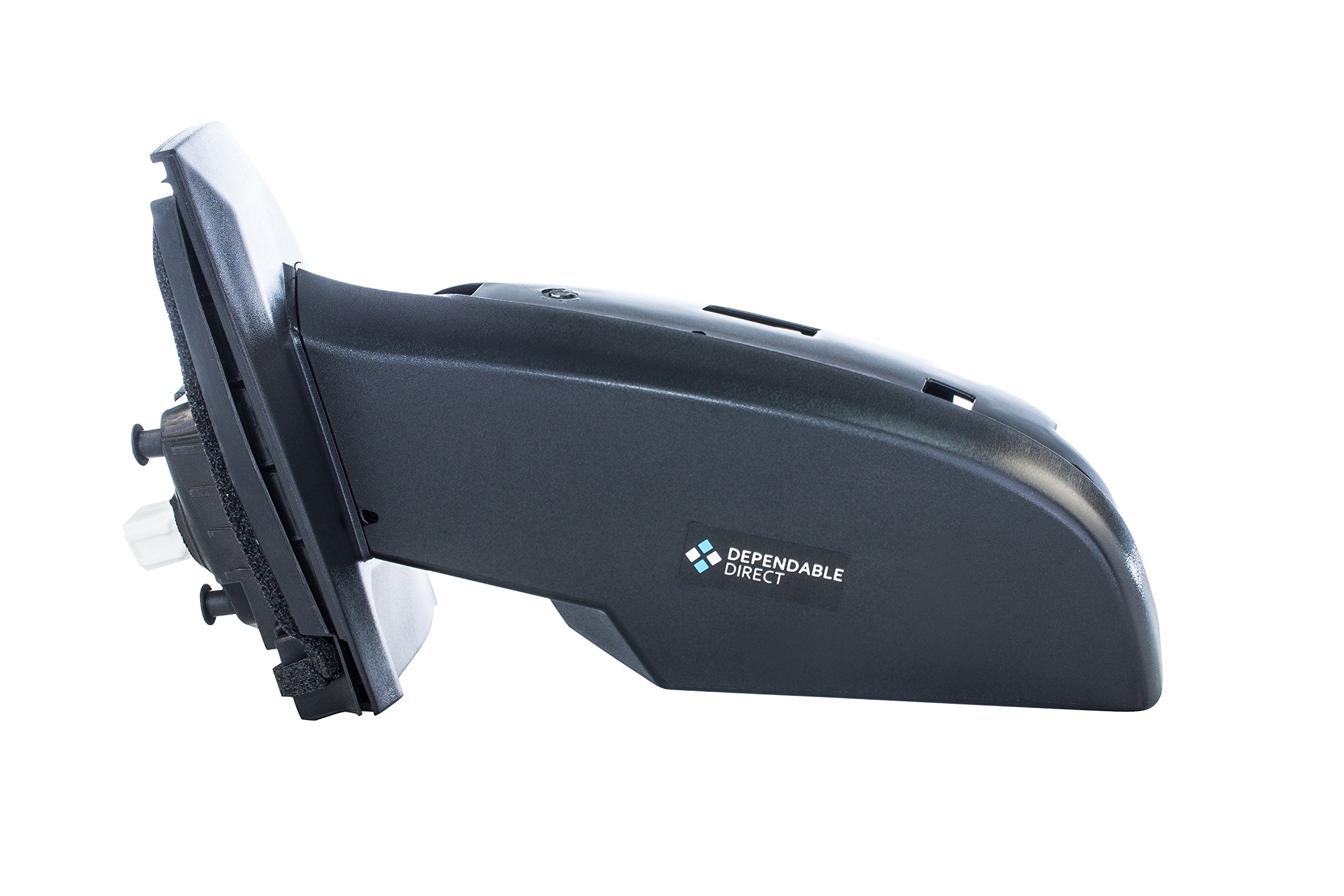 Dependable Direct Dependable Direct Left Driver Side Black Non-Folding Non-Heated Power Operated Door Mirror for Nissan Sentra (2007 2008 2009 2010 2011 2012) - NI1320167
