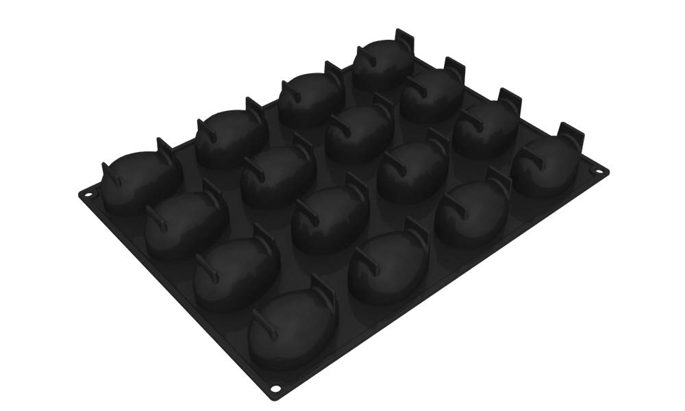 Pavoni PX4369 Pavoflex Silicone Baking Mold Freezing Mould, "Mono Quenelle"