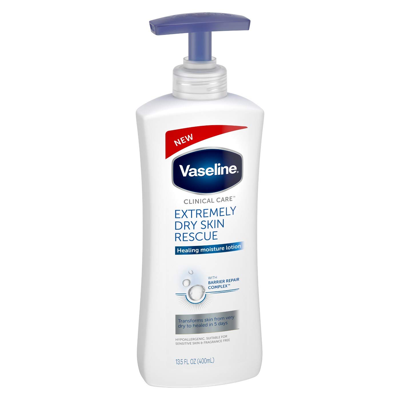 NEW Extremely Dry Skin Rescue Body Lotion Healing Moisture Lotion 13.5 FL OZ (400ml) - 2-PACK