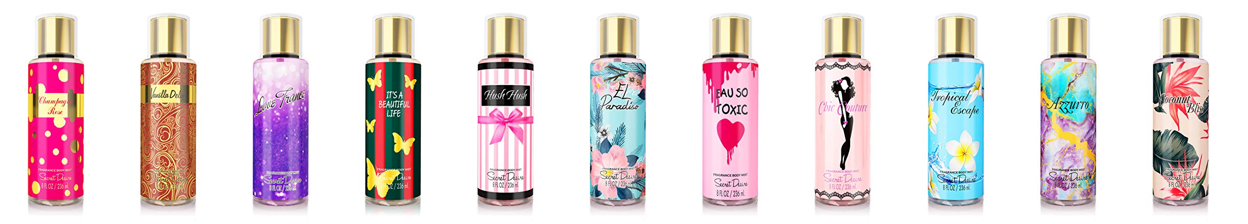 Secret Desire Luxury Fragrance Body Mist (hush hush)