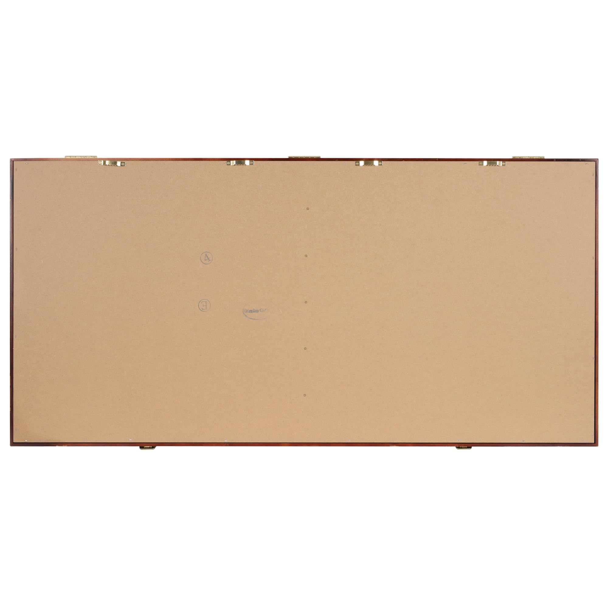 DisplayGifts Toy Minifigures Miniatures Display Case Frame Wall Cabinet Stand 200 Toys Dust Protection Mahogany Finish