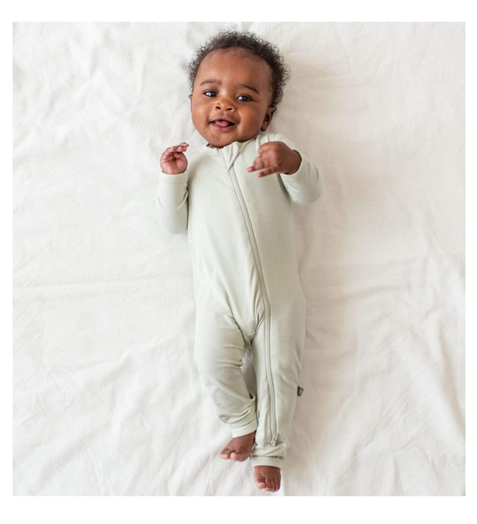 Auro Mesa Baby Unisex Soft Footies Zipper Closure Footless Pajama Sleepers Pjs N' Plays One-Piece Romper 0-24M
