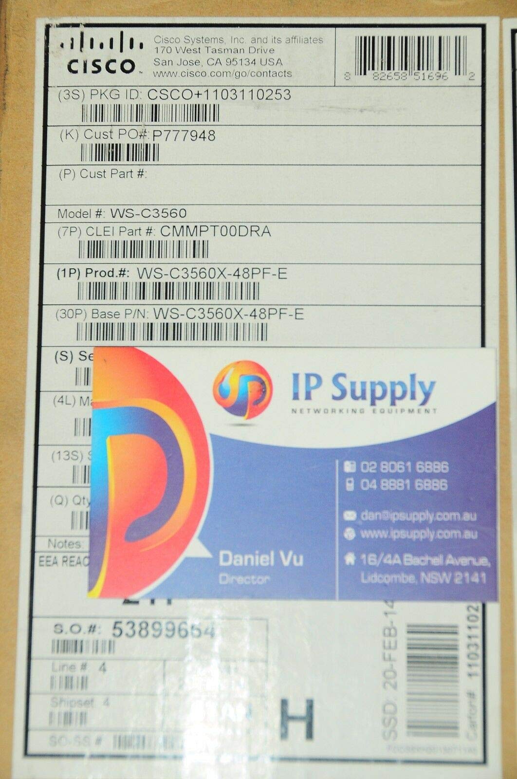 Cisco WS-C3560X-48PF-E Catalyst 3560X-48PF-E - Switch - L3 - managed - 48 x 10/100/1000 (PoE+) - rack-mountable - PoE+