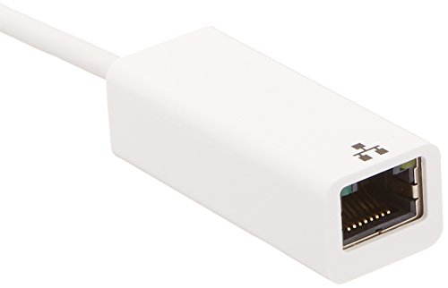 Amazon Basics USB 3.1 Type-C to Ethernet Adapter for Apple Mac and PC - White