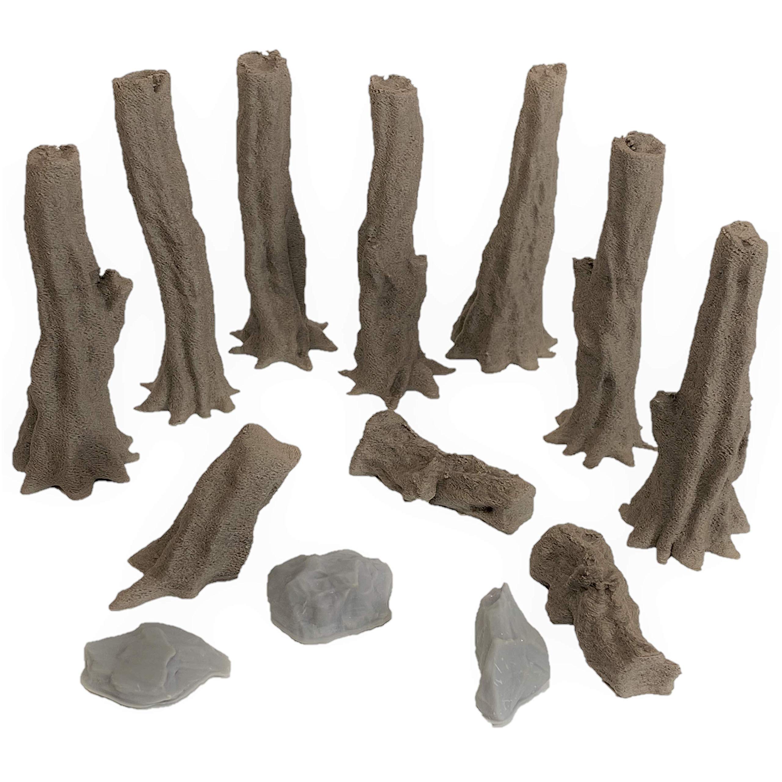 Extruded Gaming Swamp Trees