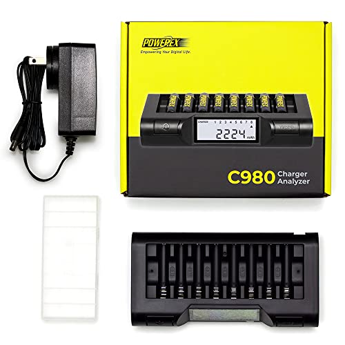 Powerex MH-C980 Turbo Charger Analyzer for AA/AAA Batteries