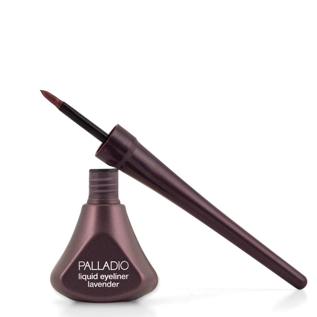 Palladio Liquid Eyeliner, Highly Pigmented and Waterproof Eyeliner, For Intense Eye Definition, Smear-proof Eyeliner Liquid, Includes Easy Grip Wand and Felt Tip Eyeliner Applicator, Lavender