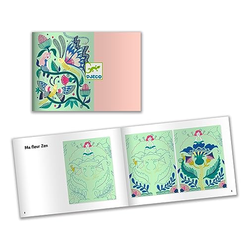 DJECO Scratch Cards Art Kit - Fantasy Garden