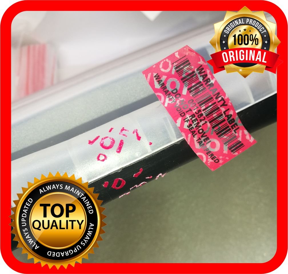 Holomarks 300 pcs Red Tamper Evident Warranty Labels Security Stickers Low Residue 1.57 x .787 inch