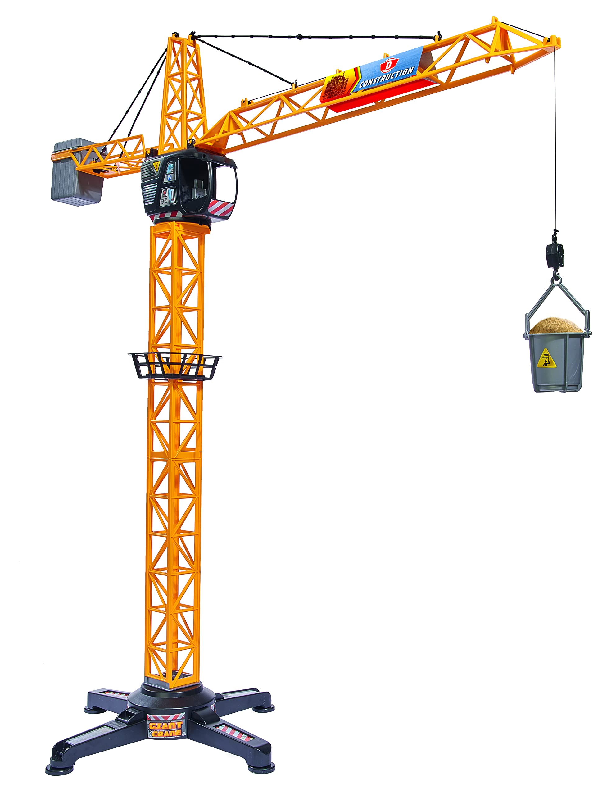 DICKIE TOYS 40" Giant Crane Playset, Multi (201139013)