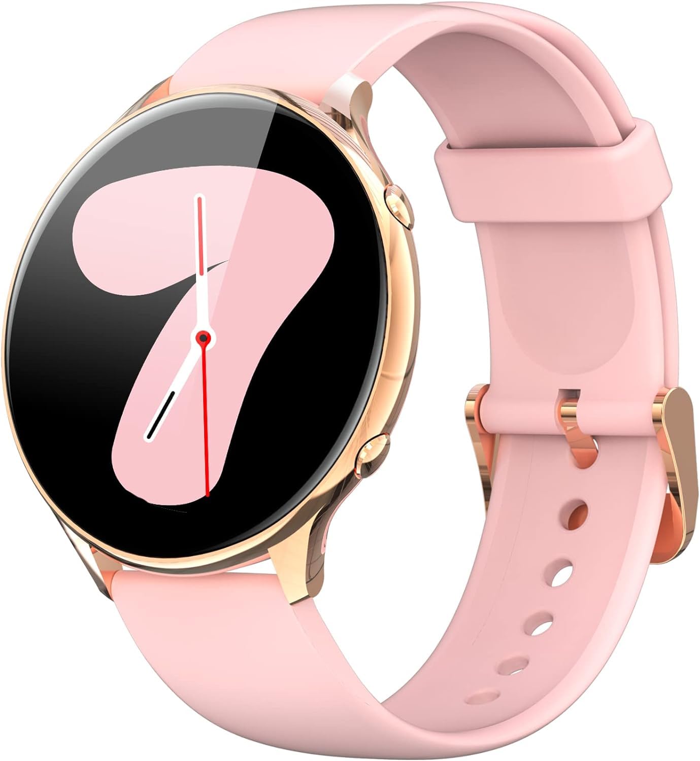 EIGIIS Smart Watch for Women 2023 HD Smartwatch for iPhone and Android Phones 3ATM Waterproof Fitness Watch with Heart Rate Blood Oxygen Temperature Monitor Sleep Tracker Pedometer