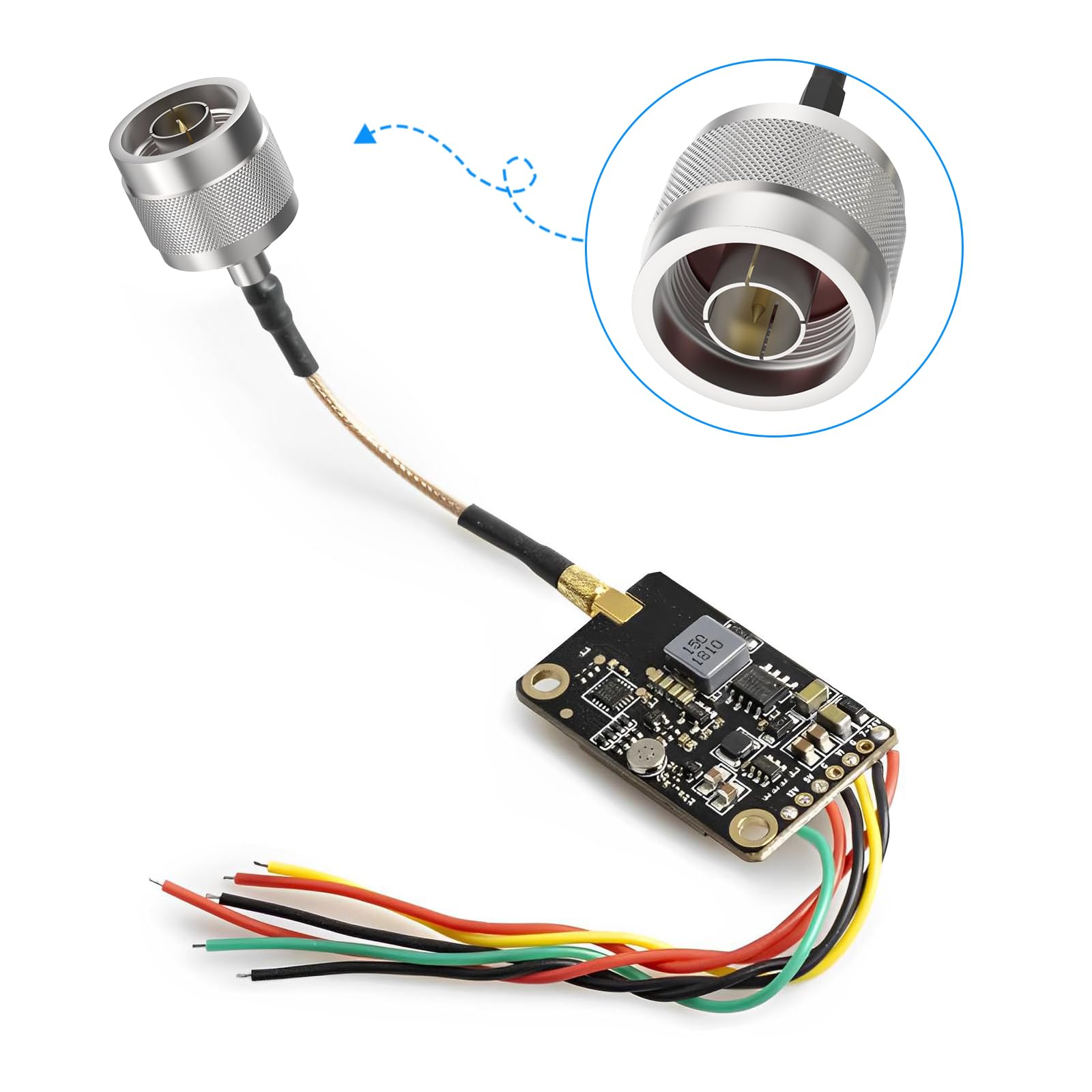 SDTC Tech N Type Male to SMA Male Coaxial Adapter Cable Coax Antenna Extender Wi-Fi Connector RG316 Jumper (20 inch/ 50cm)