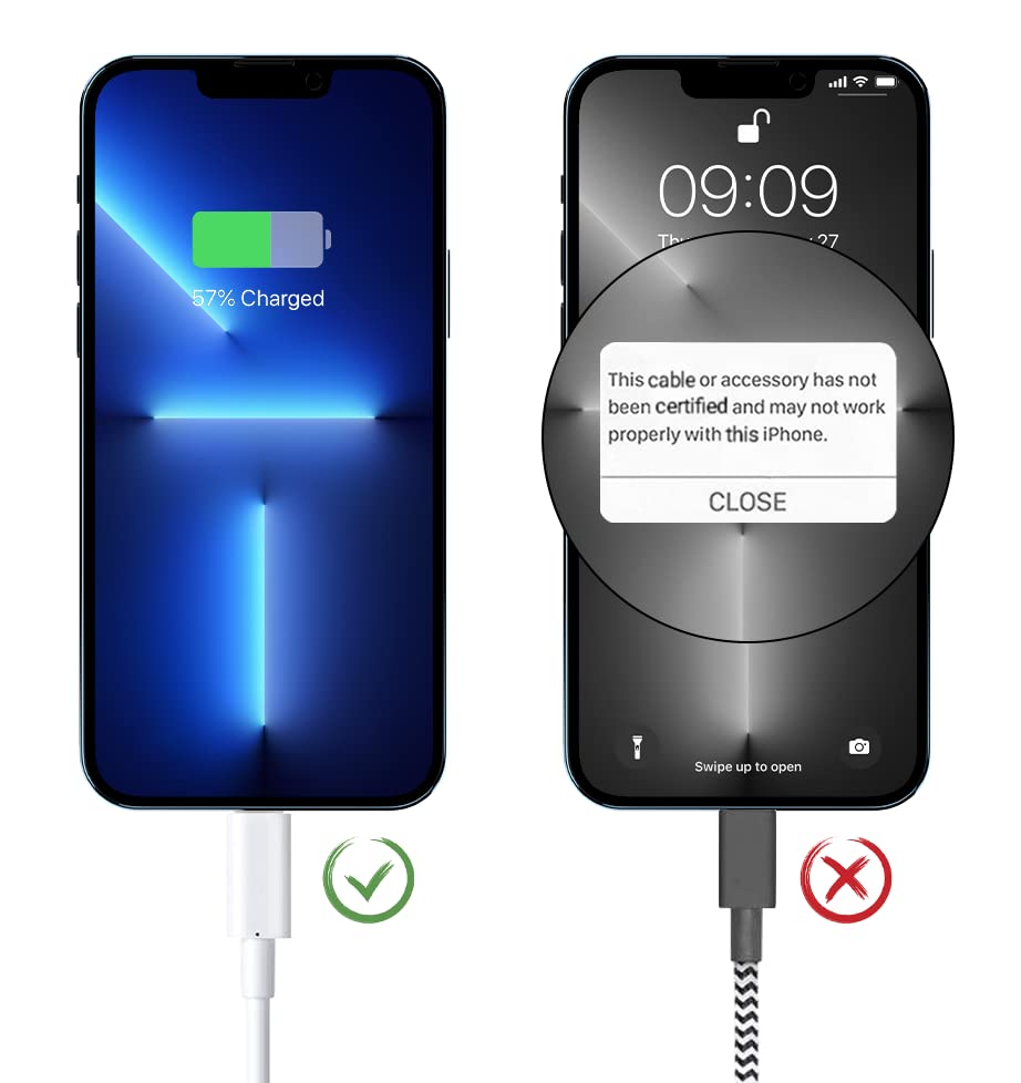 Marchpower iPhone Charger Cable MFi Certified Lightning Cable - 3Pack 3FT Fast Charging USB Cable Compatible iPhone Xs MAX XR X 8 8 Plus 7 7 Plus 6s 6s Plus 6 6 Plus and More