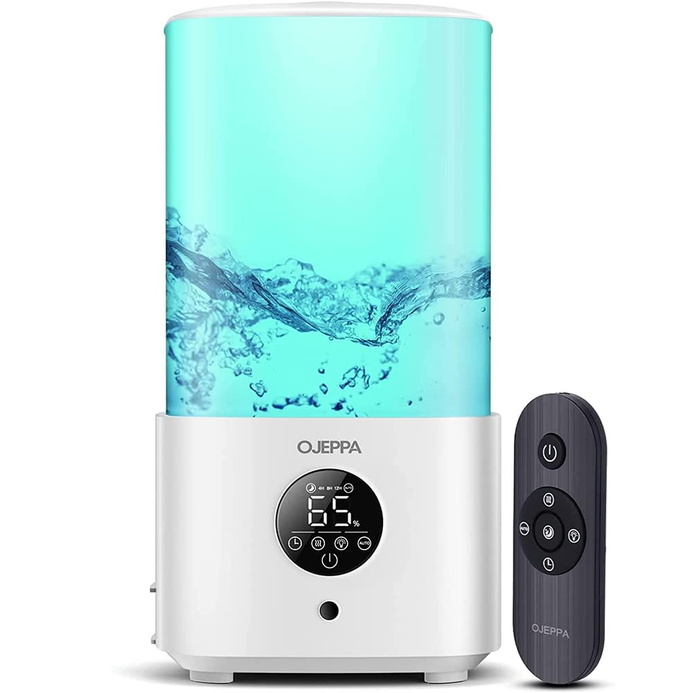Humidifiers for Bedroom, 2.5L Ultrasonic Cool Mist Humidifiers for Baby Home Office Nursery & Plants, Top Fill Air Humidifier, Super Silent Sleep Mode,Auto Shut-Off (1)