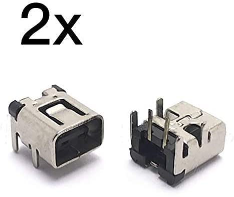 NSLikey AC-DC Power Jack Input Charging Port for Nintendo 2DS for 2DS XL for DS DSi XL (2X)