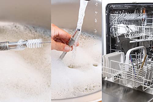 Bendable Straw | The Only Flexible Stainless Steel Straw | Patented & Hygienic Certified | Metal Straw | Reusable | Drinking Straws | 5 pcs Set (silvery)