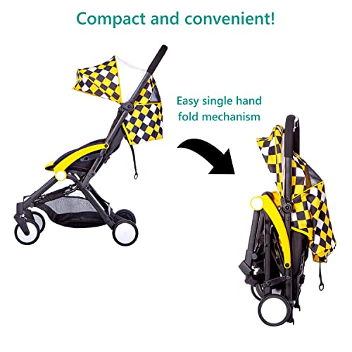 Mia Moda Enzo Urban Stroller, Yellow