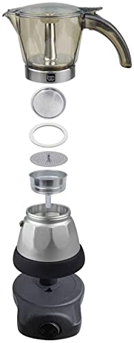Bene Casa Espresso Coffee Maker, 3 Cup, 12 x 9 x 8"