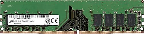 Micron 8GB PC4-19200 DDR4-2400MHz Non-ECC Unbuffered CL17 288-Pin DIMM 1.2V Single Rank Memory Module Mfr P/N MTA8ATF1G64AZ-2G3B1