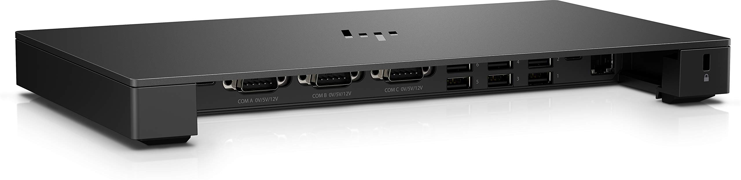 HP 1UN12AA Advanced I/O Connectivity Base - Docking Cradle - US - for ElitePOS G1 Retail System 141, 143, 145, Engage One