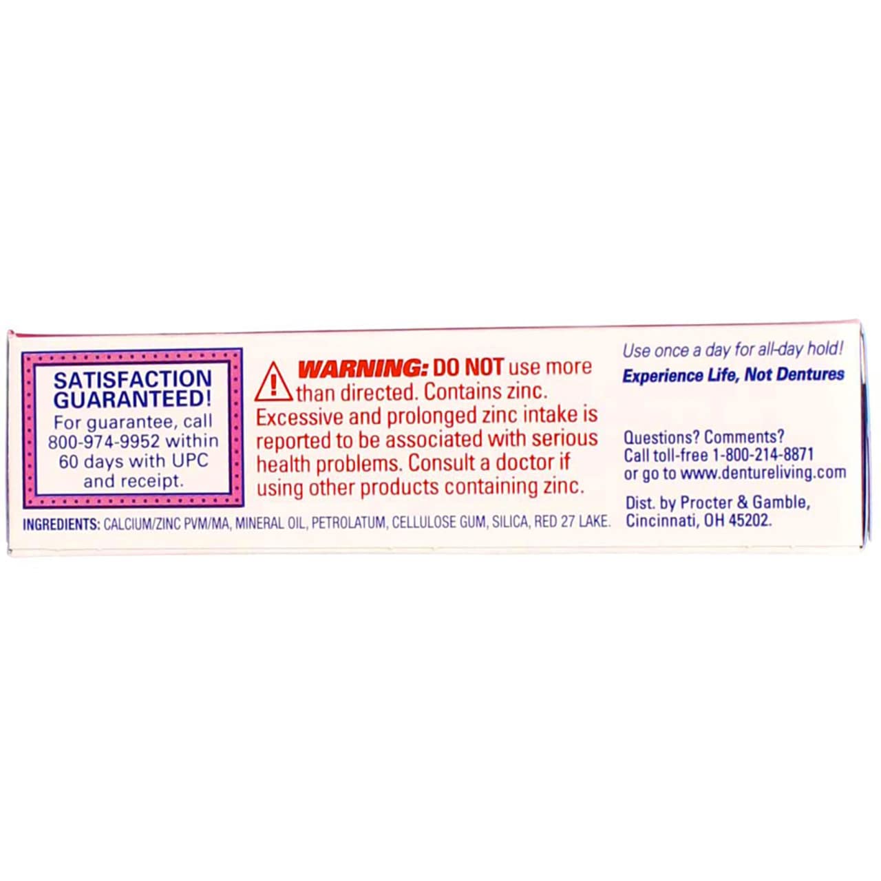 Fixodent Original Denture Adhesive Cream 1.4 Oz
