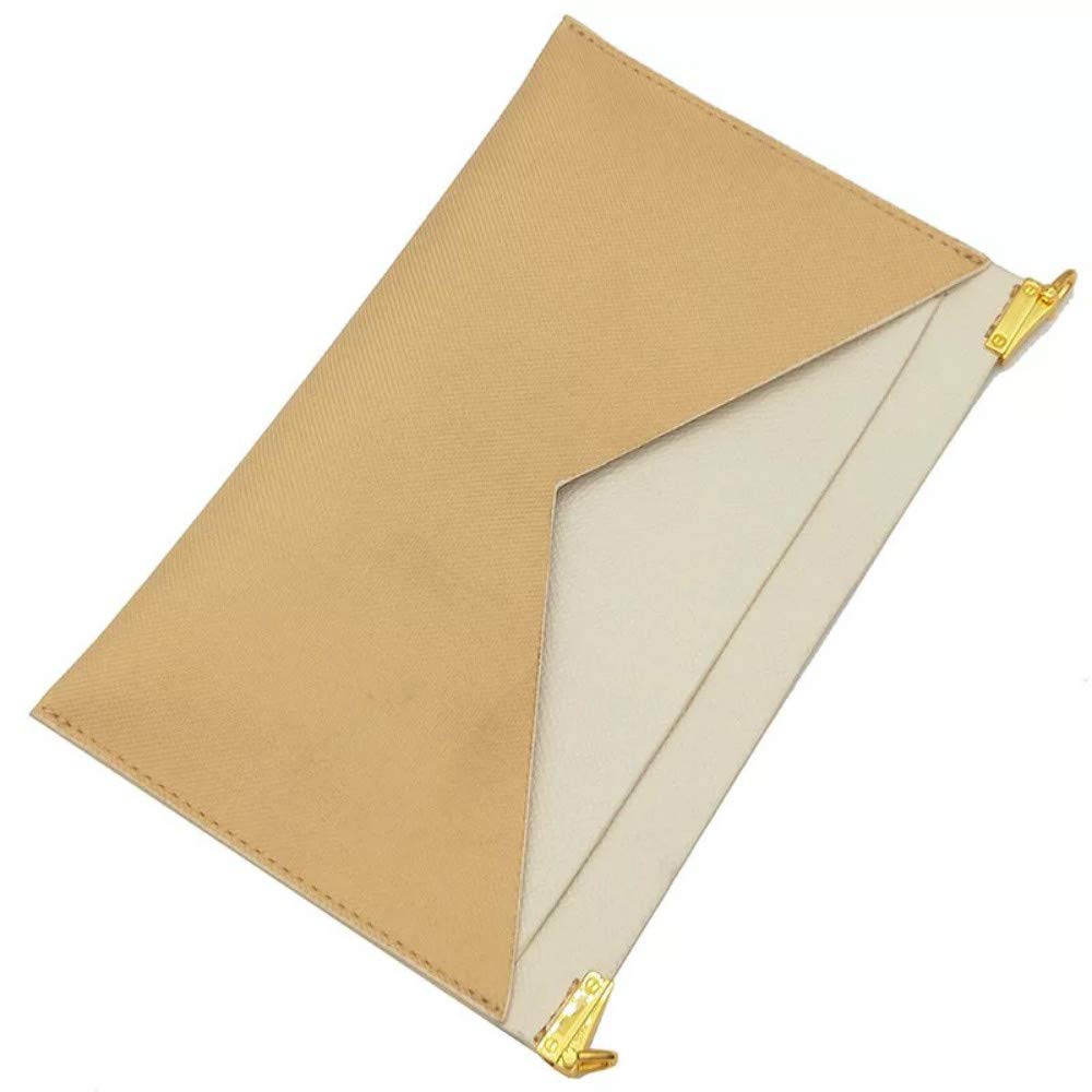 Clear Bag for Giant Monogram Pochette Kirigami Organizer (Envelope Bag Handbag Crossbody Bag 3 in 1) with Strap Chains&Scarf (green)