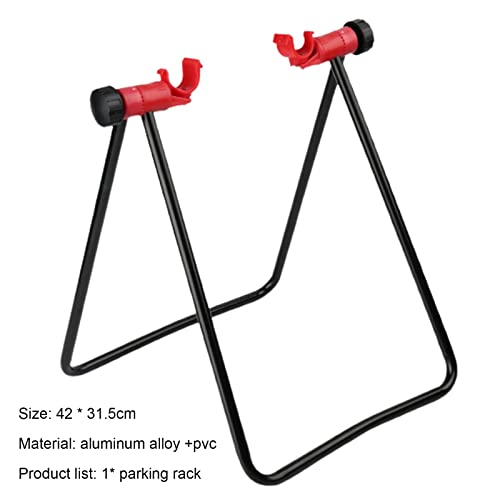Aokid Triangular Vertical Parking Rack Mountain Road Bicycle Cleaning Repairing Stand Easy to Operate Adjustment Knob for Home