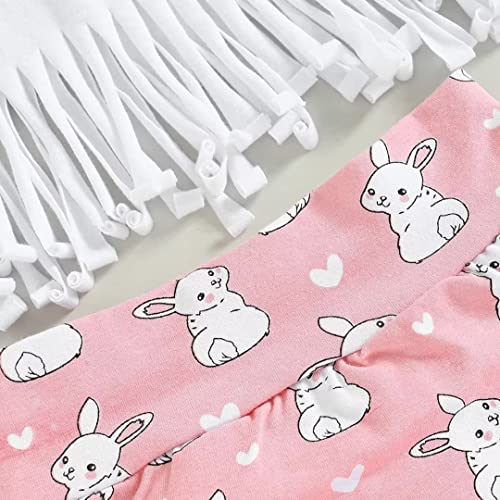 Baby Toddles Easter Funny Pattern Kids Short Sleeve Shirt and Shorts Set with Headband Suit