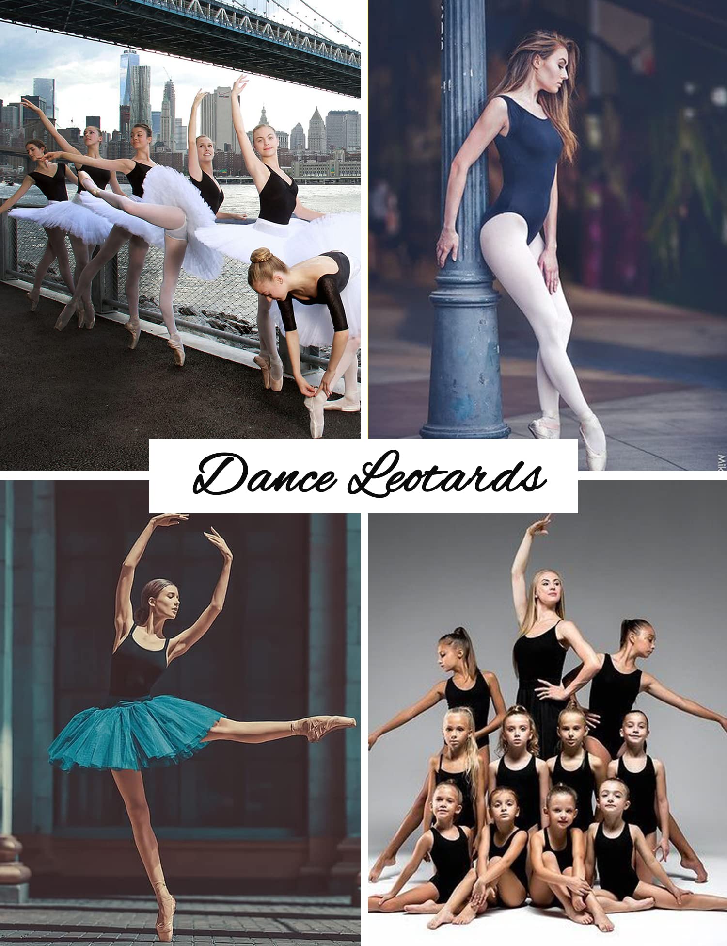 Arshiner Women's Ballet Tank Leotards Gymnastics Dance Cute Ballerina Adult 80s Leotard Bodysuit