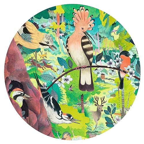 DJECO Gallery Jigsaw Puzzle, Owls and Birds, Multi