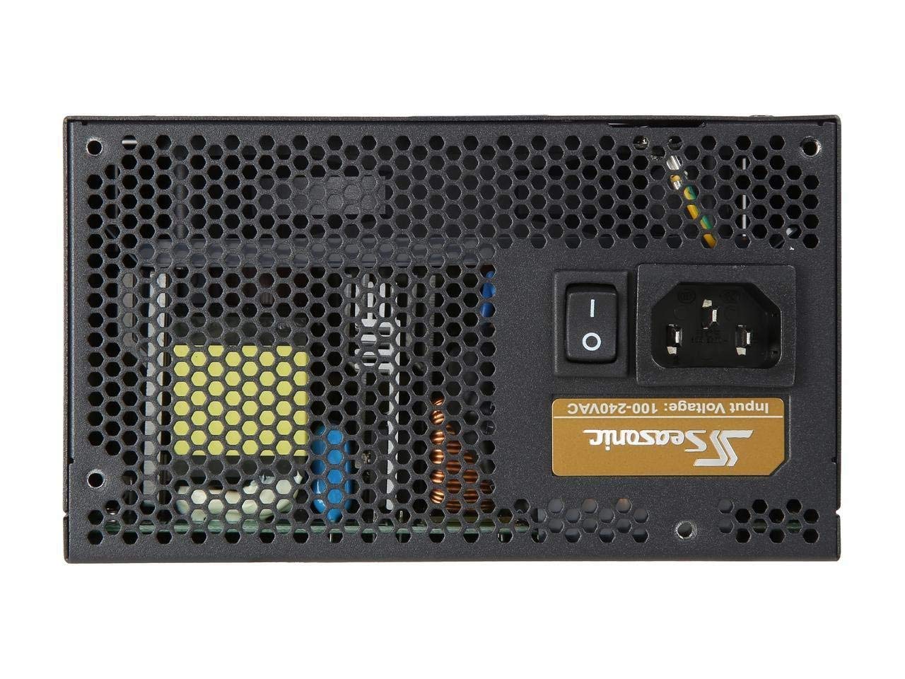 Seasonic FOCUS 750 Gold SSR-750FM 750W 80+ Gold ATX12V & EPS12V Semi-Modular 7 Year Warranty Compact 140 mm Size Power Supply