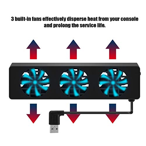 Mxzzand Game Console Cooling Fan Easy Installtion for Switch NS Console