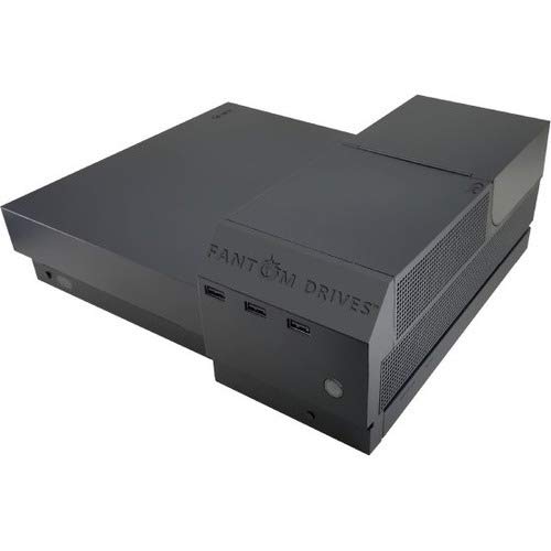 Fantom Drives FD 6TB Xbox One X Hard Drive - XSTOR - Easy Attach Design for Seamless Look with 3 USB Ports - (XOXA6000) by Fantom Drives, Black