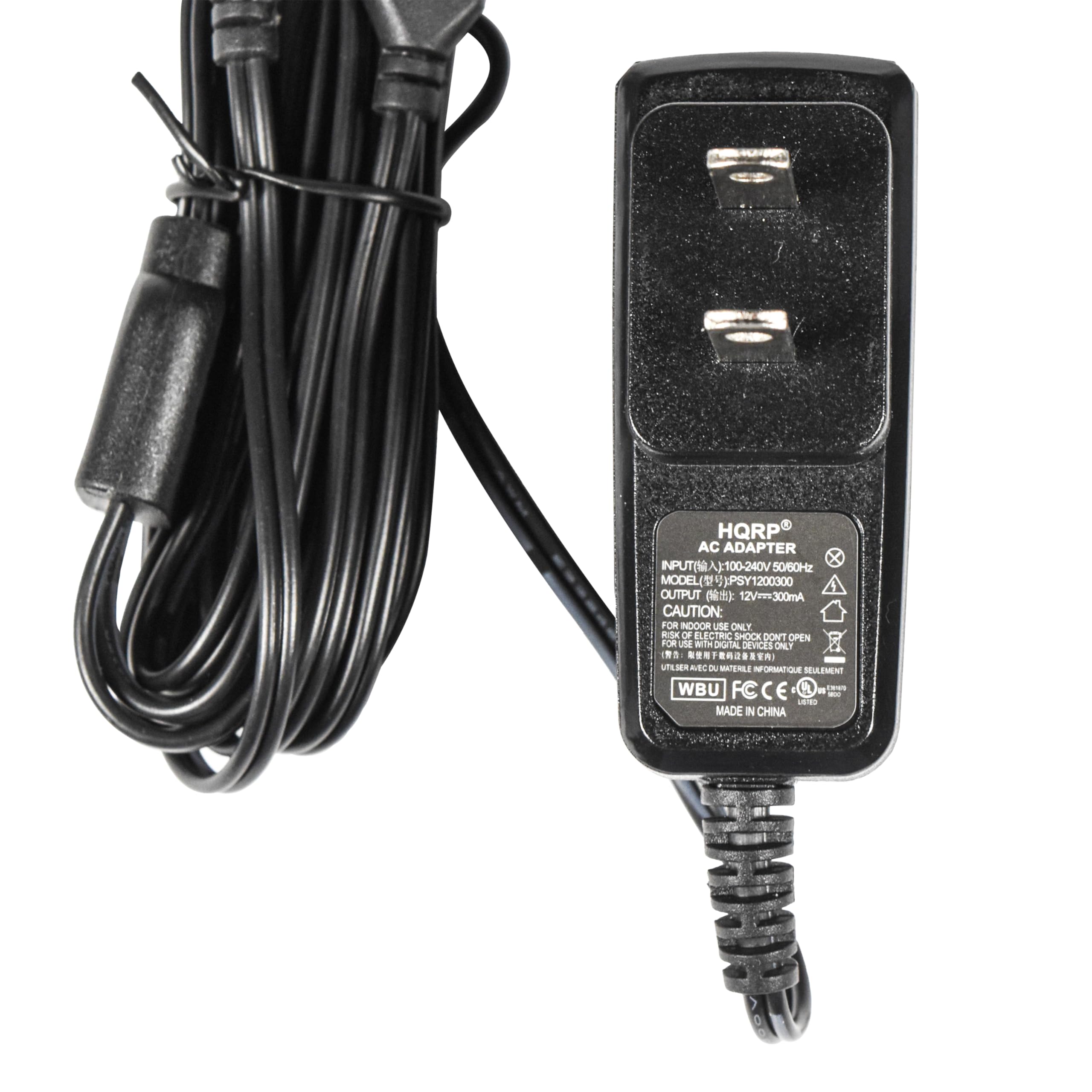 HQRP Battery Charger AC Adapter Compatible with Petsafe Wireless Training Collar PDT00-15102 RFA-545 RFA-546 RFA-535 RFA-543 RFA-534 [UL Listed] + Euro Plug Adapter