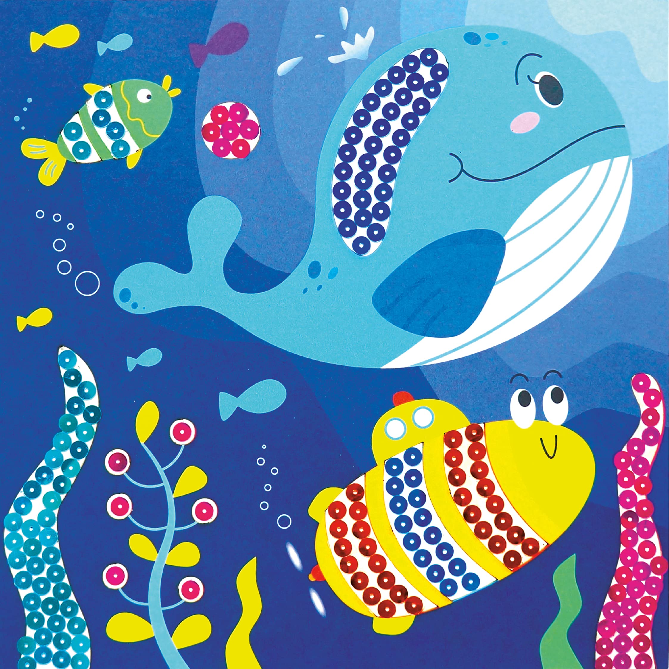 My Magic World DIY 3-in-1 Sparkle Art Set for Kids (12 Sparkly Creative Arts and Crafts Projects : Glitter/Sequin/Foil Art) Handcraft/Handmade/Creative Art