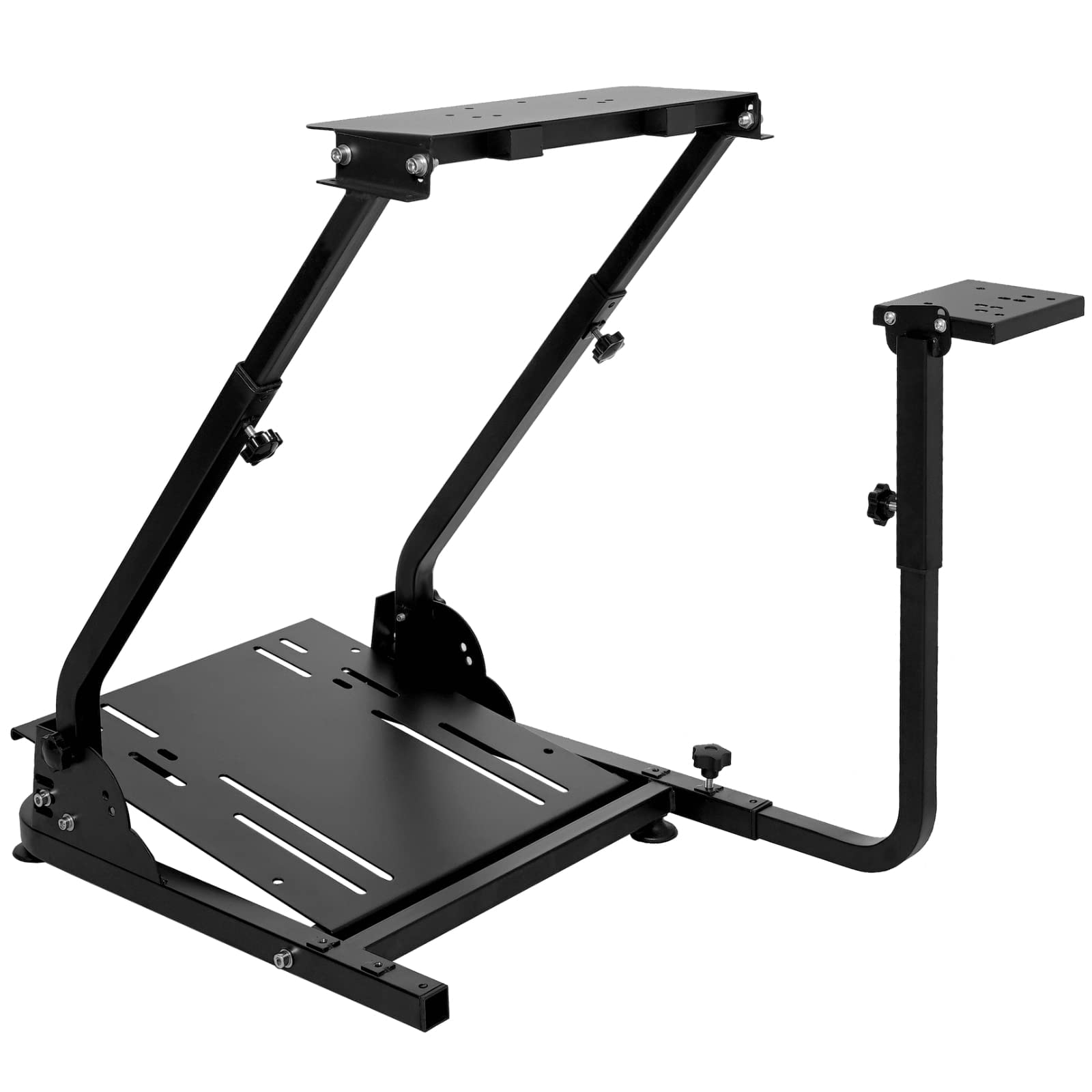 Anman G25 Racing Simulator Cockpit with Shifter Mount Fit for Logitech G27 G29,Throustmaster t150 t150 pro Race Car Seat hori steering wheel Height and Angle Adjustable Gaming Wheel Stand Shifter Peda