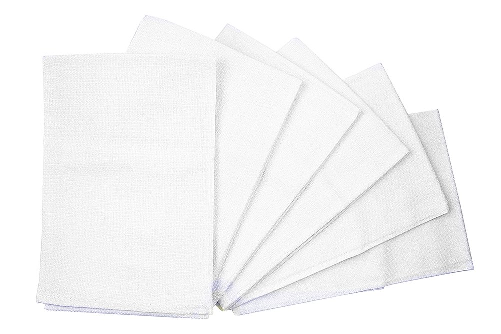 Clips N Grips® Birdseye Flatfold Cloth Diapers, 6 Count