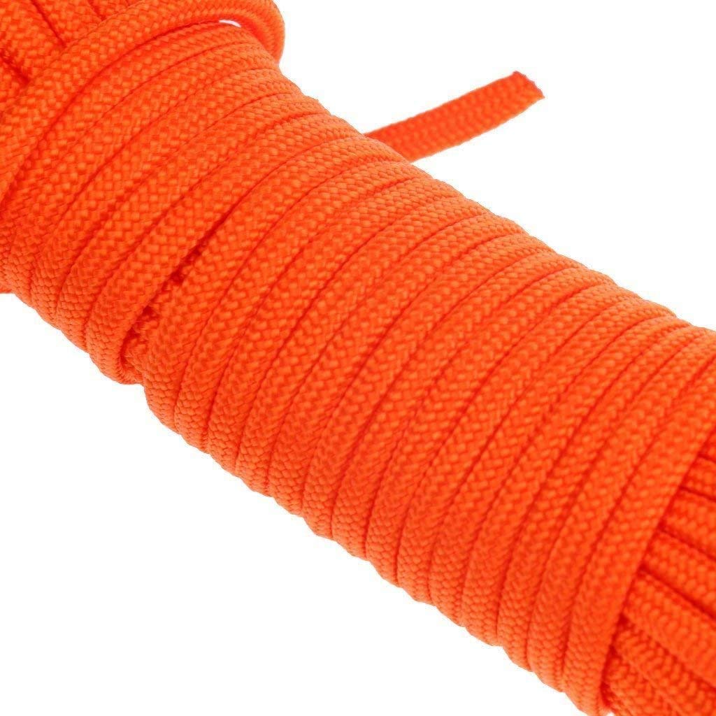 AITREASURE 98.4ft / 6 mm Floating Rope for Boat Water Tow Rope with Hooks Throwable Flotation Device Water Rescue Safety Equipment for Boating Swimming Pool