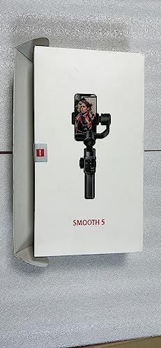 Zhiyun Smooth 5 Smartphone Gimbal Stabilizer for iPhone 14 Pro Max Plus 13 Mini 12 11 XS X XR 8 Professional 3-Axis Phone Gimbal Video Stabilizer with Face Object Tracking Timelapse