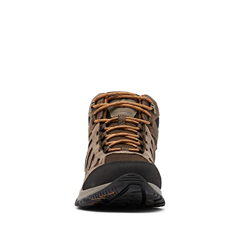 Columbia Men's Redmond III Mid Waterproof Hiking Shoe, Cordovan/Elk, 10.5