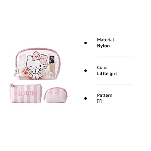 AmBealla Cosmetic Big Makeup Bag Cosmetic Bag Travel Carrying Case Kitty Cat Toiletry Bag Lady Gift Christmas