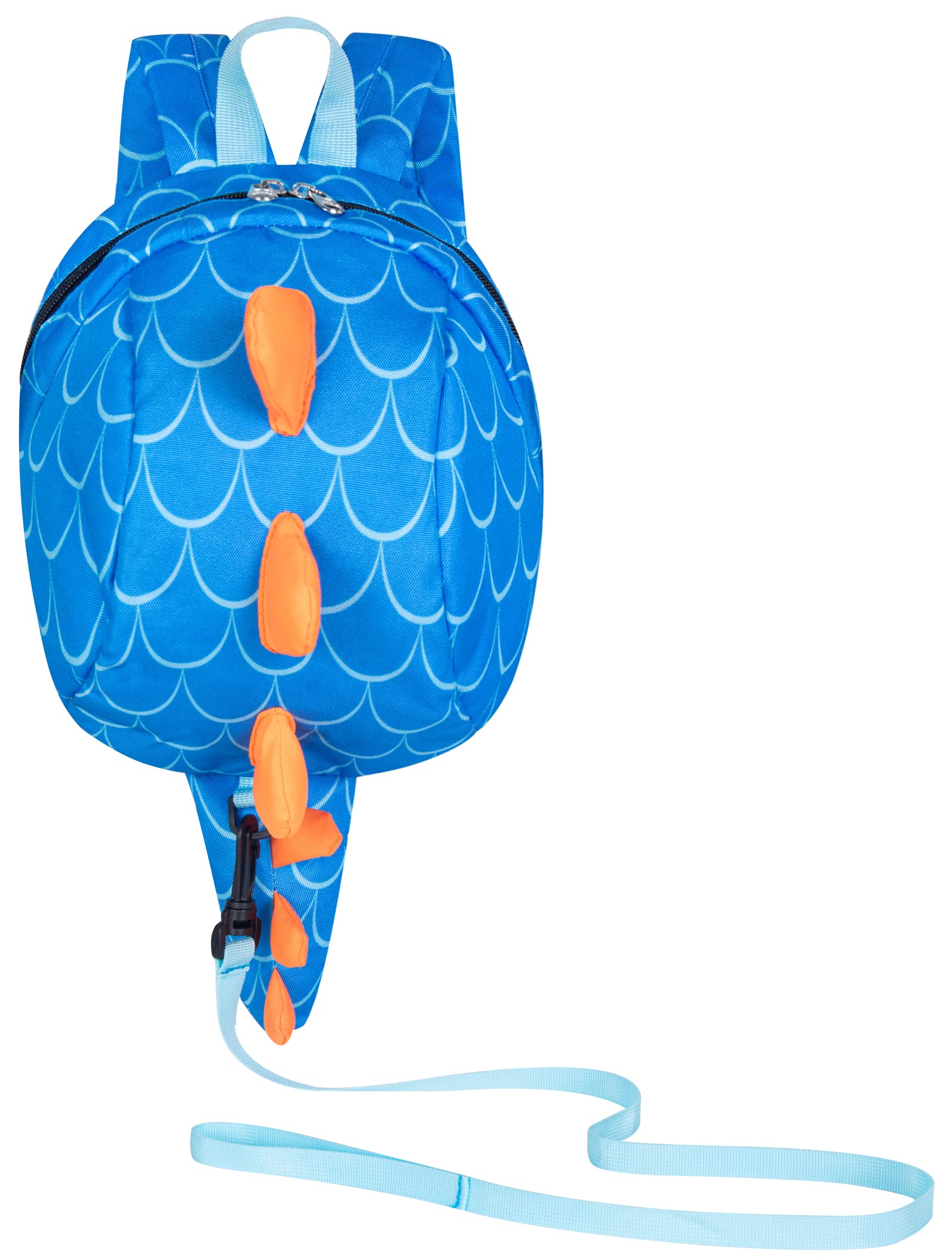 AINIBAB Toddler Backpack with Leash Children Kids Baby Dinosaur Mini Harness Bookbag (Style:3 Blue)