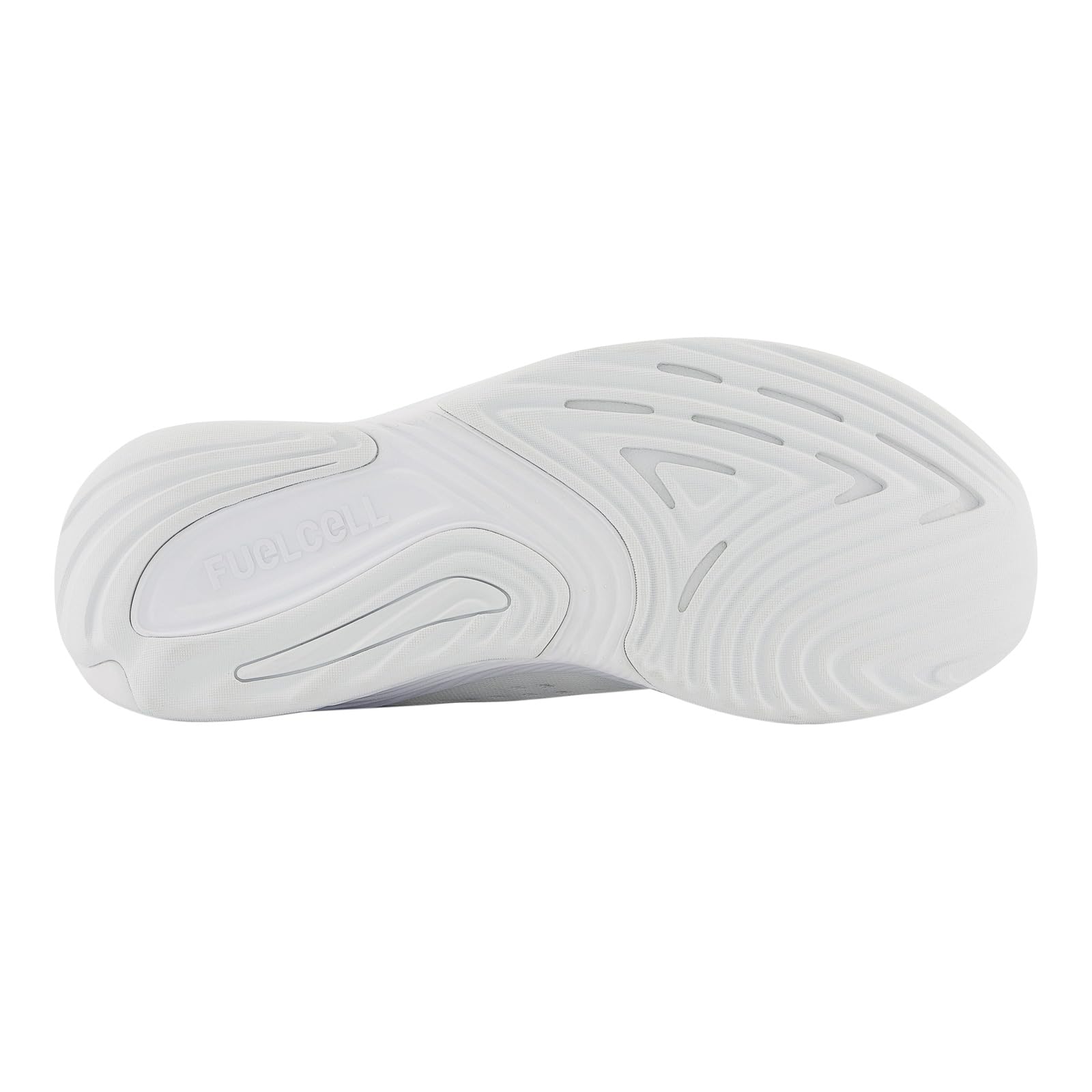 New Balance Men's FuelCell Prism V2 Running Shoe, White/Dark Silver Metallic/Black Metallic, 11 Wide