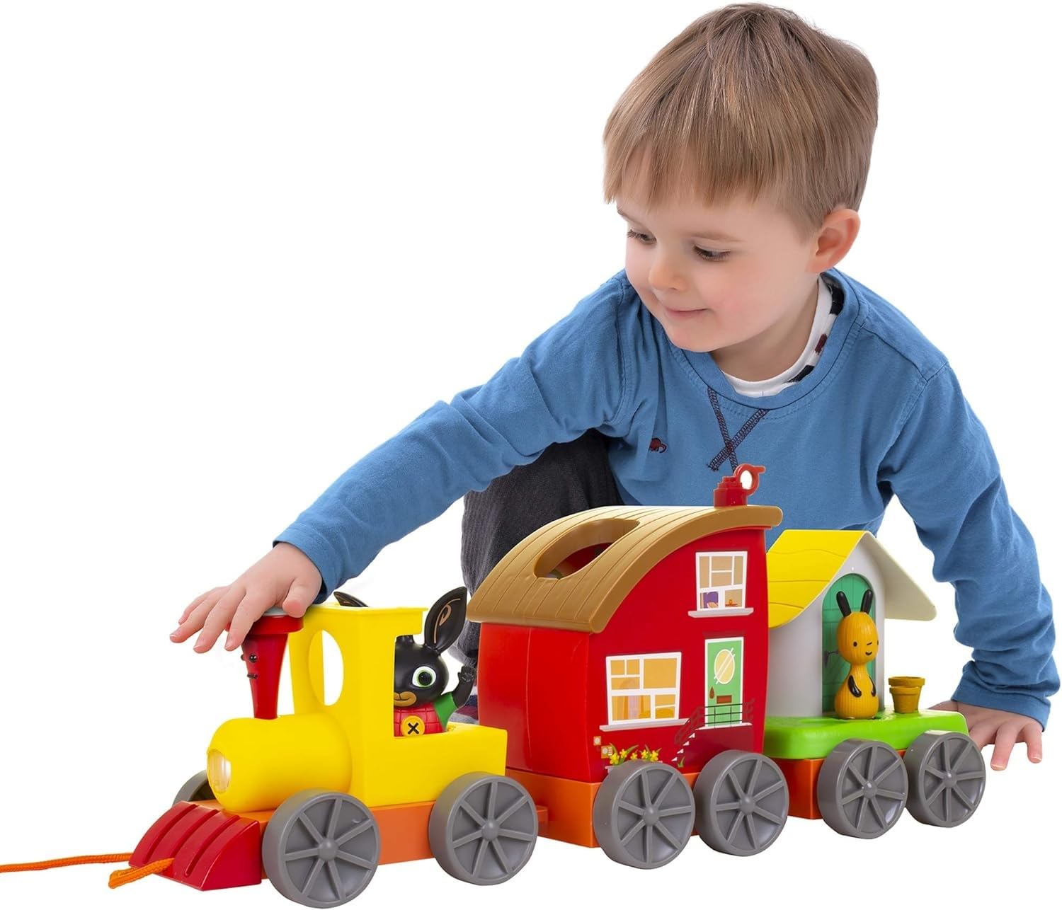 Bing Lights and Sounds Train with Mini playset for Ages 3+
