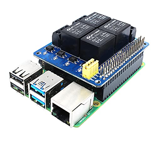 PiRelay EXPANSION BOARD FOR RASPBERRY PI Raspberry Pi A+/B+/2B/3B/3B+ Loads up to 240VAC/7A,125VDC/10A by SB Components