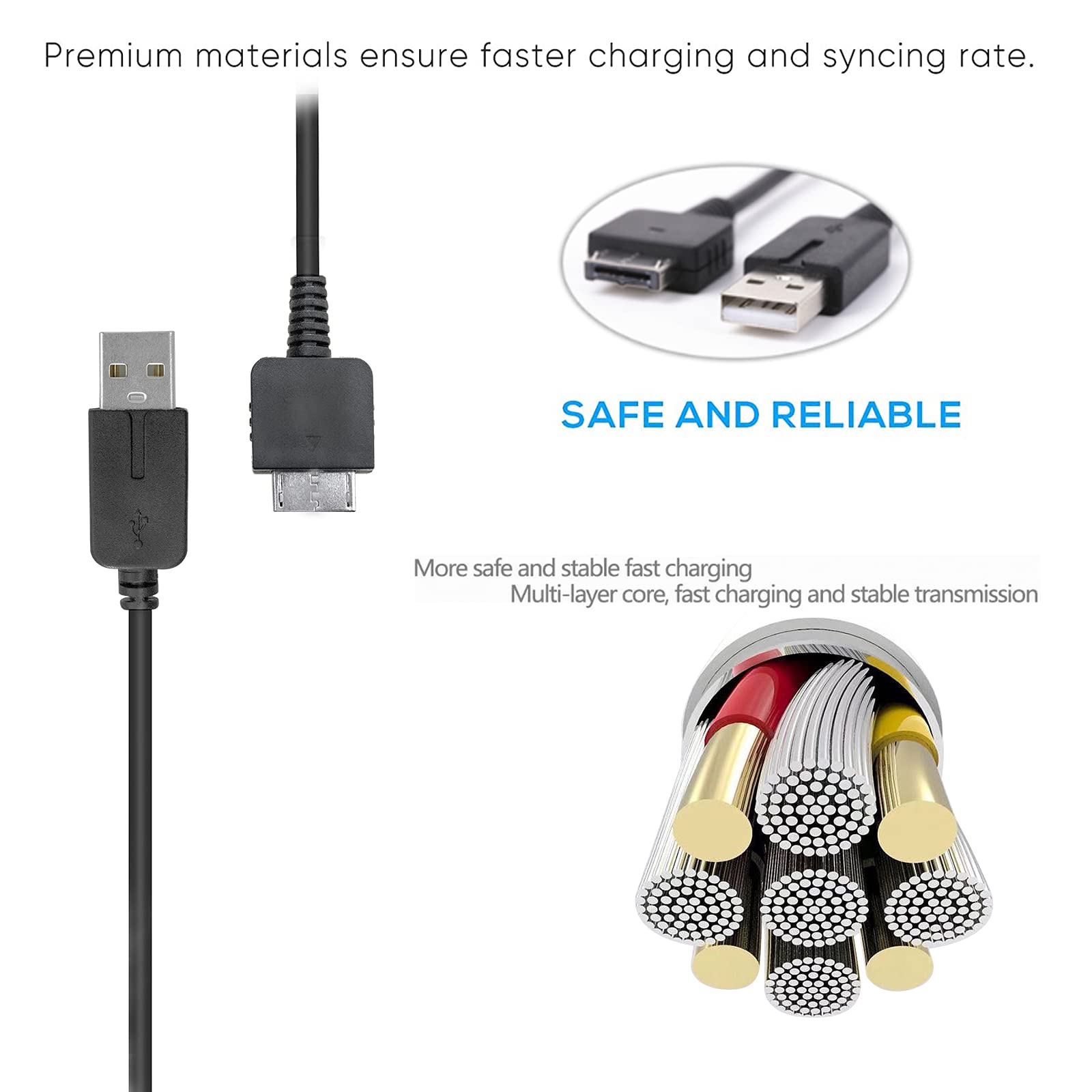 Draw a dragon USB PS Vita 1000 Charger, Compatible for